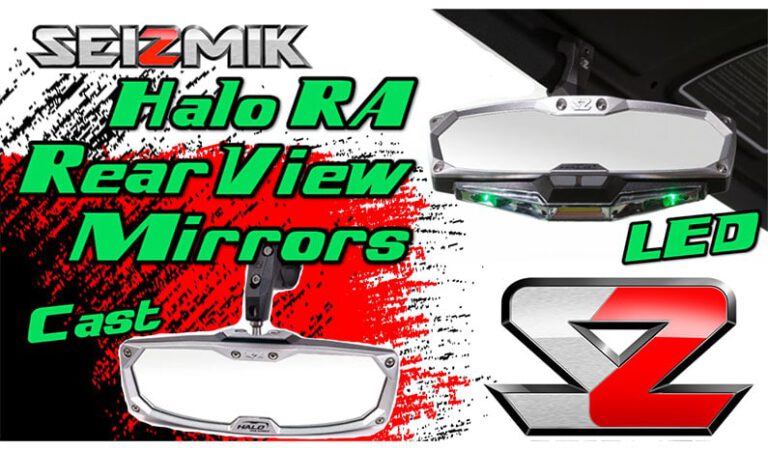 Seizmik Halo RA Cast and RA LED Rear View Mirrors for UTVs & Side By ... Seizmik Halo RA Cast and RA LED Rear View Mirrors for UTVs & Side By ...